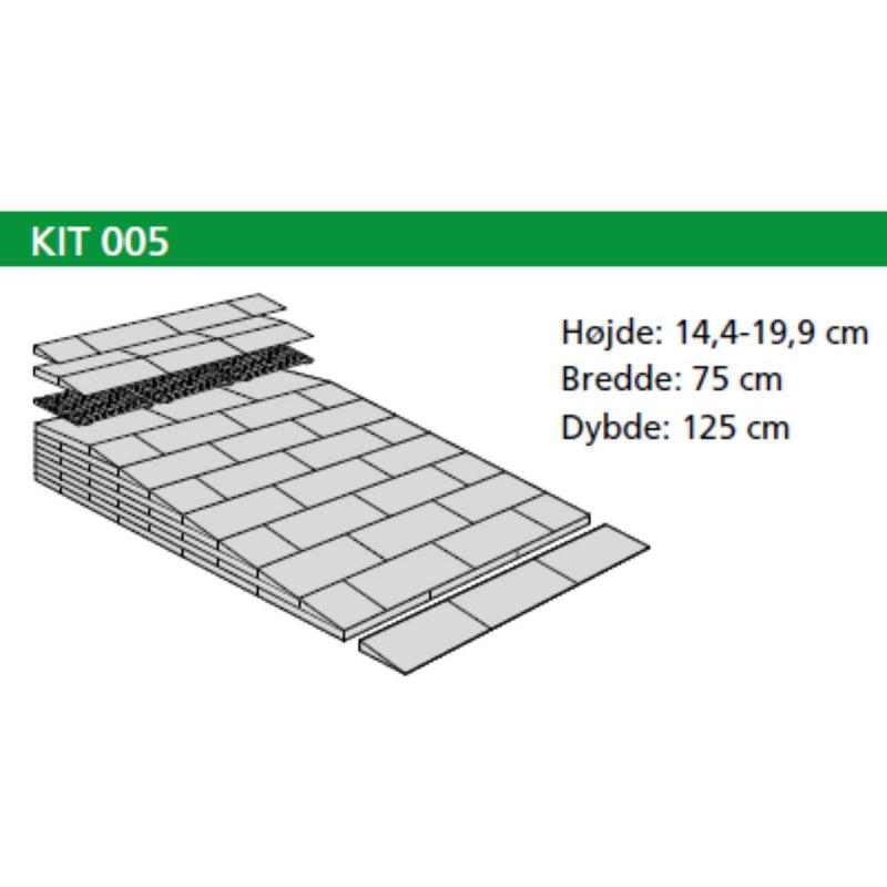 BYG SELV - Skrå rampe til udvendig brug (bredde 75 cm) - Køb her